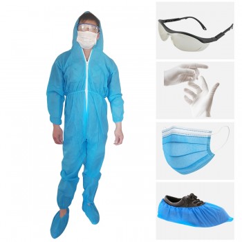 Kit de protection individuel jetable pour prelevement laboratoire ...