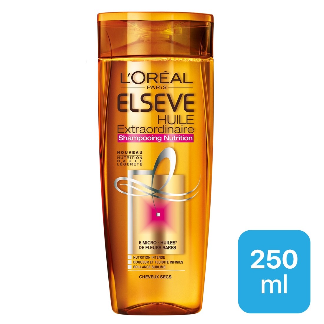 L'OREAL Shampoing Elseve Huile Extraordinaire 250M - lot de 12 pcs
